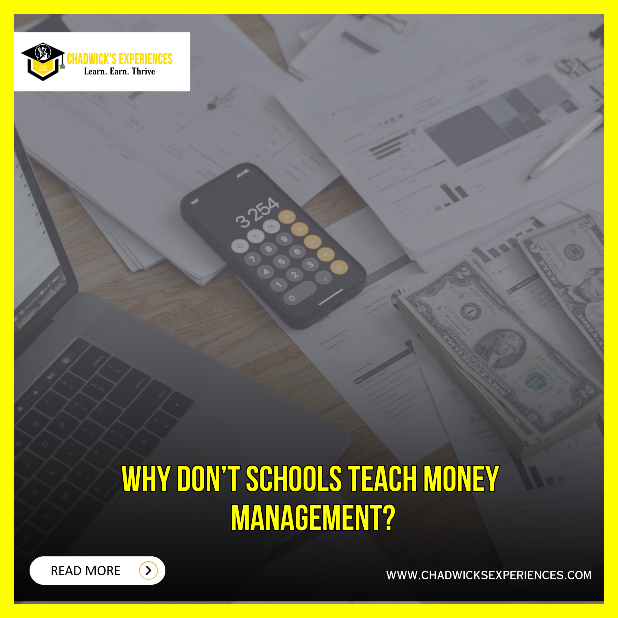 Why don’t schools teach money management?